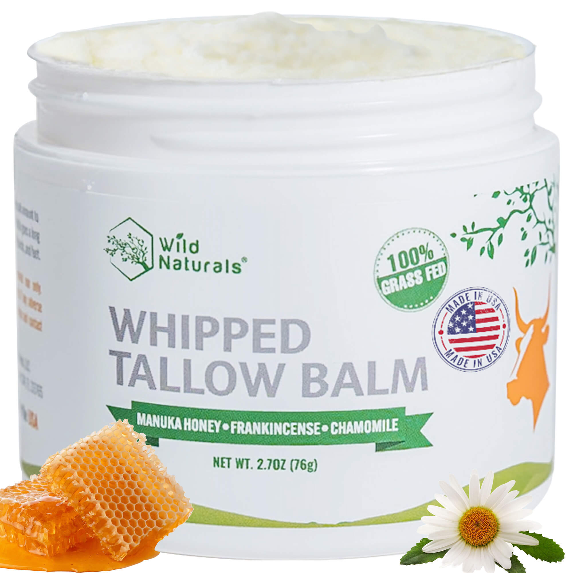 Grass-Fed Tallow Balm for Eczema & Dry Skin Relief | Wild Naturals