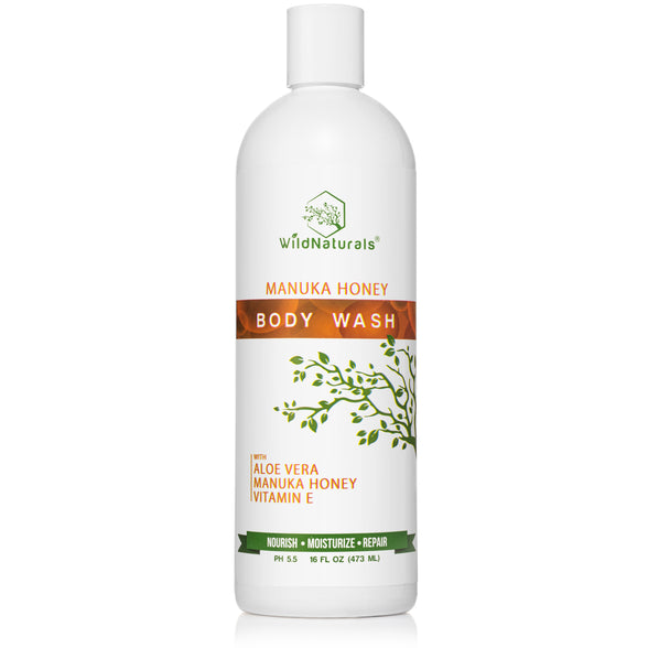 Manuka Honey Body Wash | Gentle Cleanse & Hydrate Dry Skin – Wild Naturals